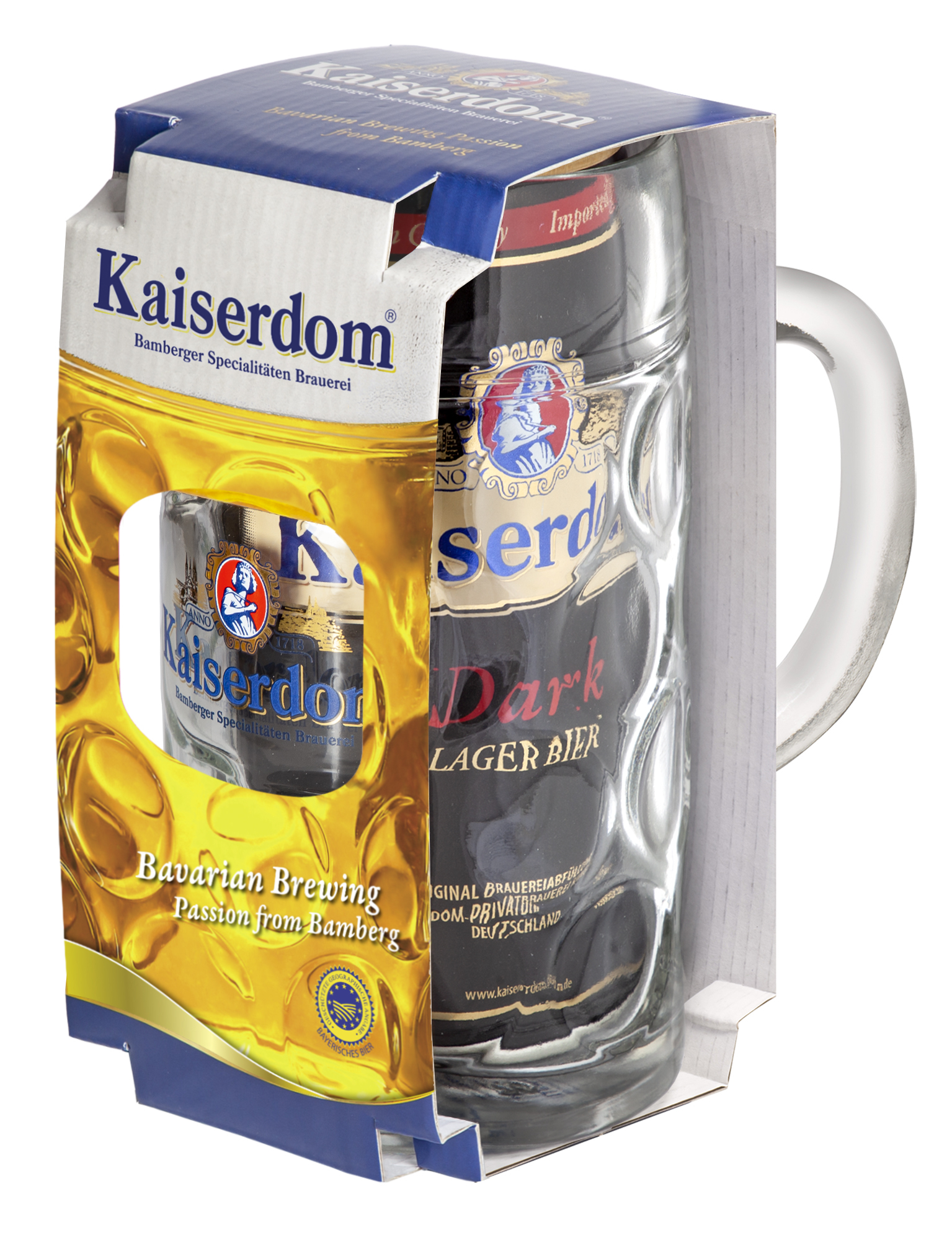 DOZA BERE KAISERDOM DARK LAGER 1L + HALBA - NobleShop