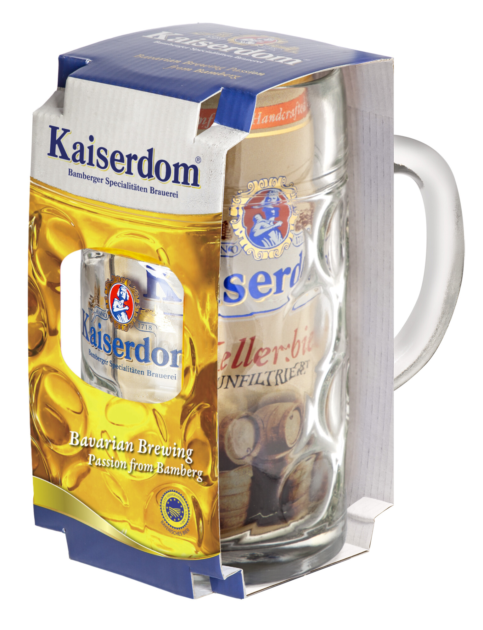 DOZA BERE KAISERDOM KELLERBIER 1L + HALBA - NobleShop