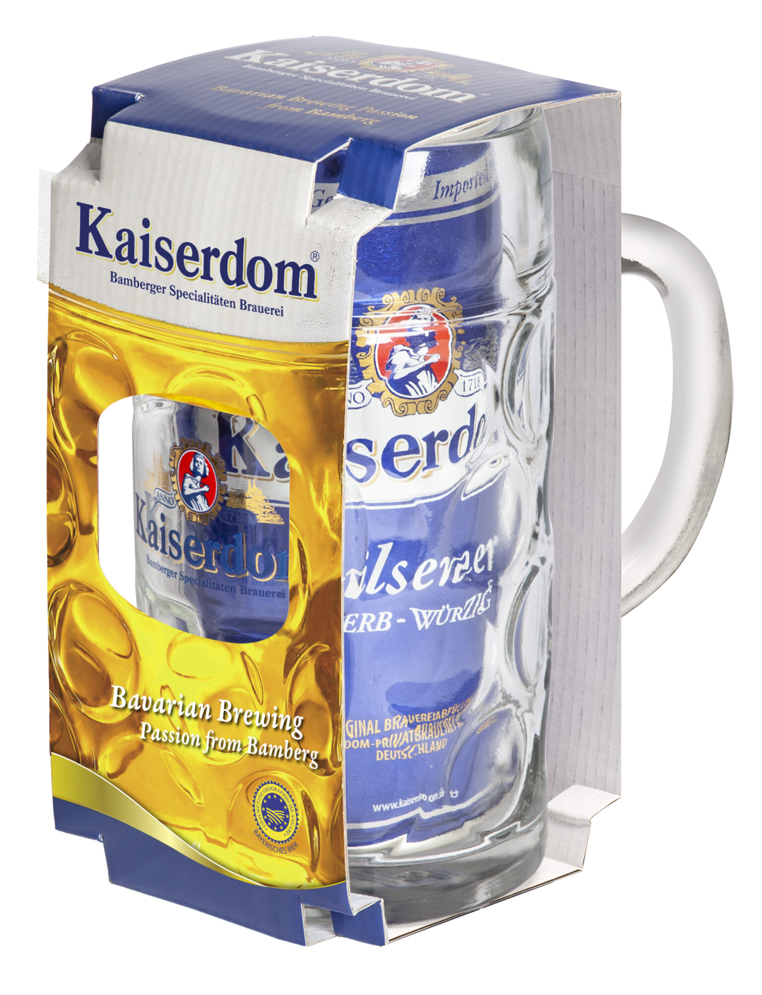 DOZA BERE KAISERDOM PILSENER 1L + HALBA - NobleShop