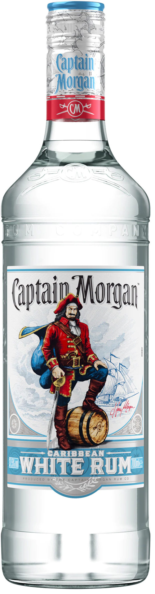 CAPTAIN MORGAN WHITE RUM 1L - NobleShop