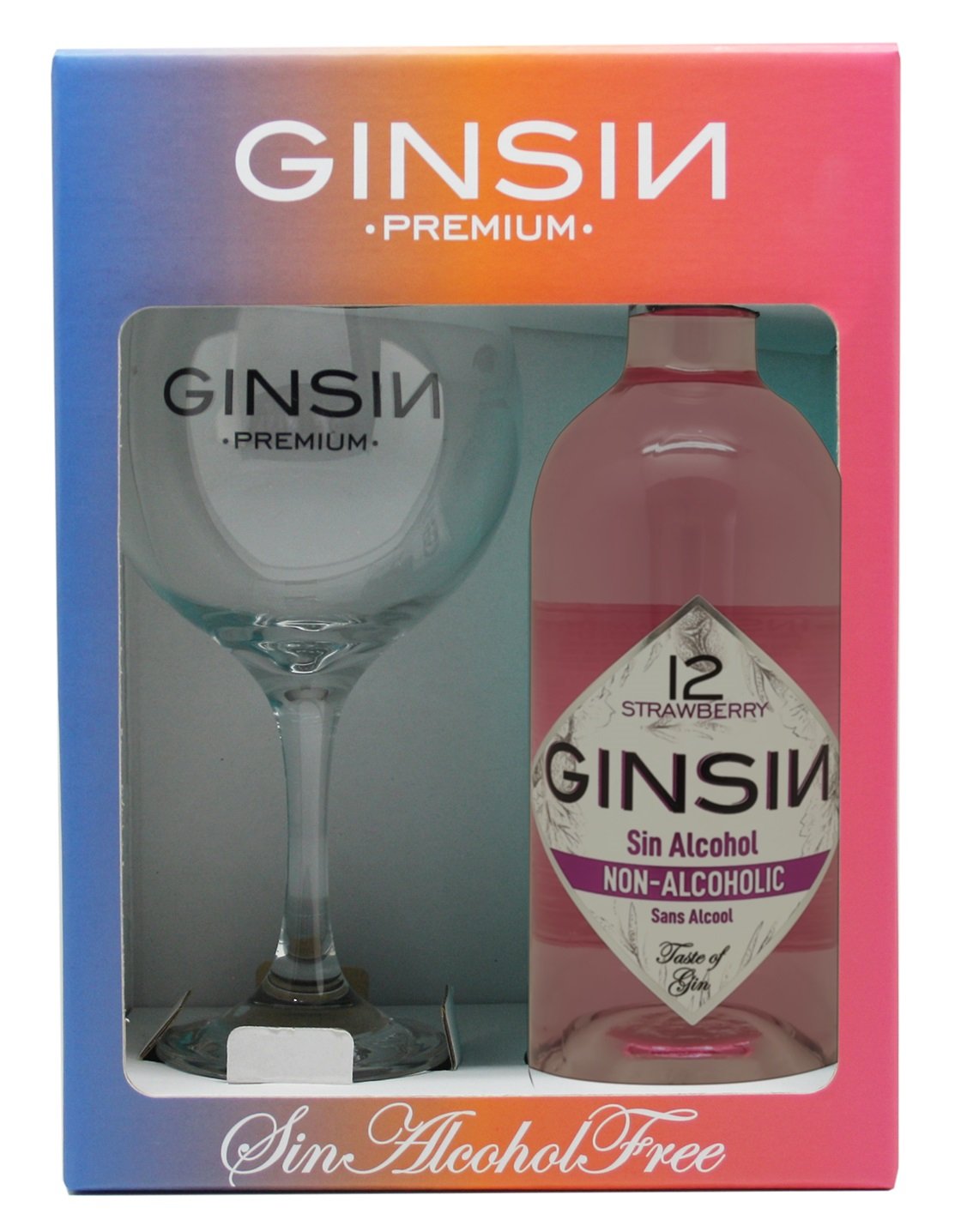GINSIN PREMIUM STRAWBERRY PACK FARA ALCOOL 0.7L - NobleShop